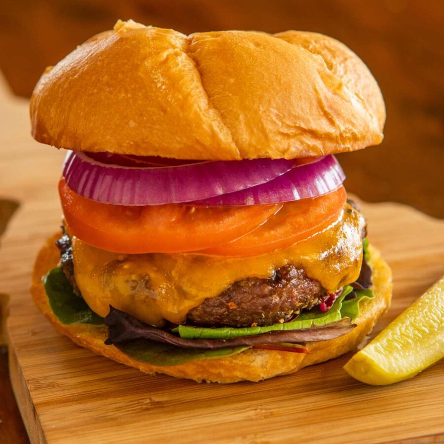 Classic Ostrich Burger | Idaho Preferred
